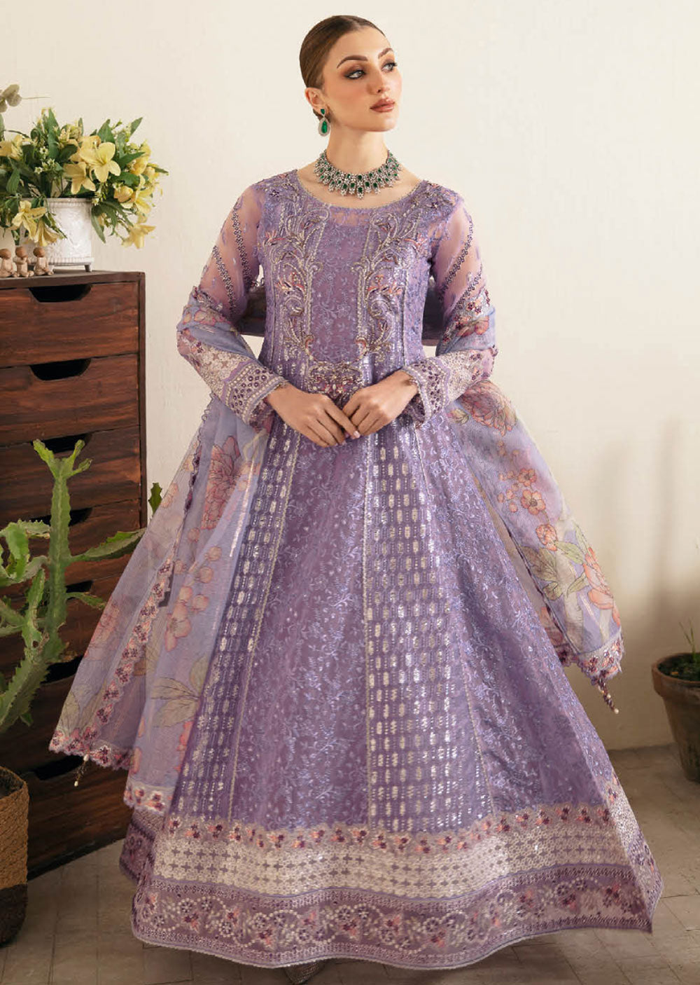 D-107 - Unstitched - Ramsha Festive Collection Vol 01 2024 – Memsaab