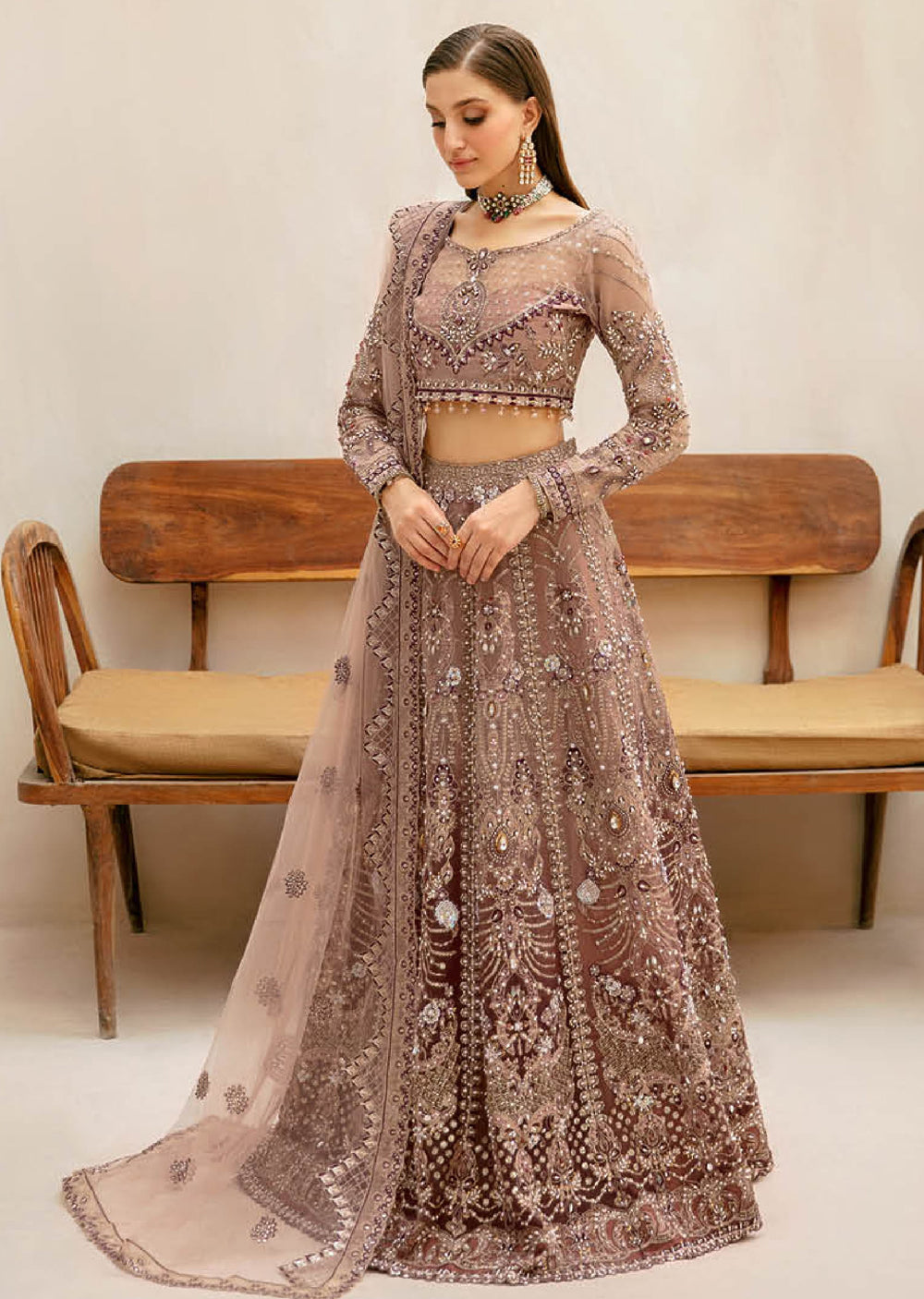 HA-401 - Unstitched - Ramsha Luxury Wedding Collection Vol 04 2024 – Memsaab