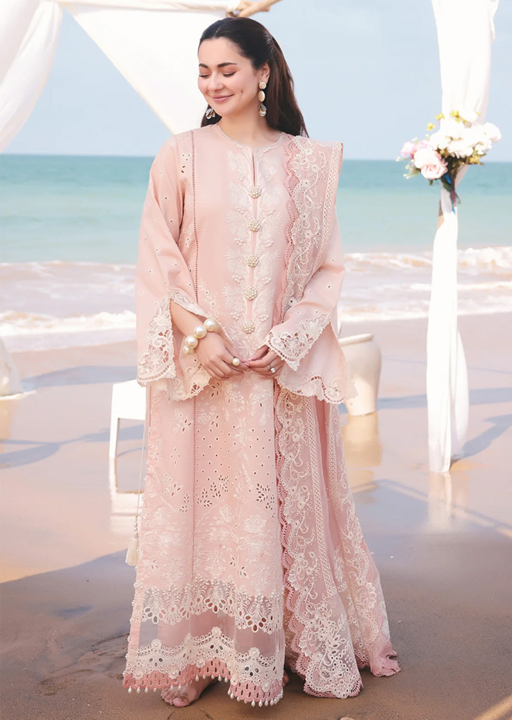 HNA-84 - Amaya - Hania Luxury Lawn Collection 2025 – Memsaab