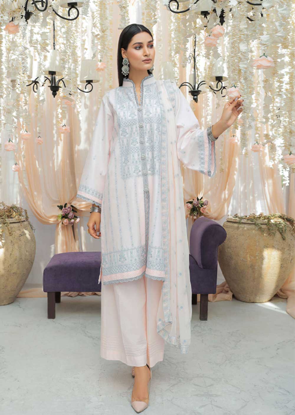 ZT-02 - Unstitched - Tishnagi Collection by Zarizaa 2023 – Memsaab