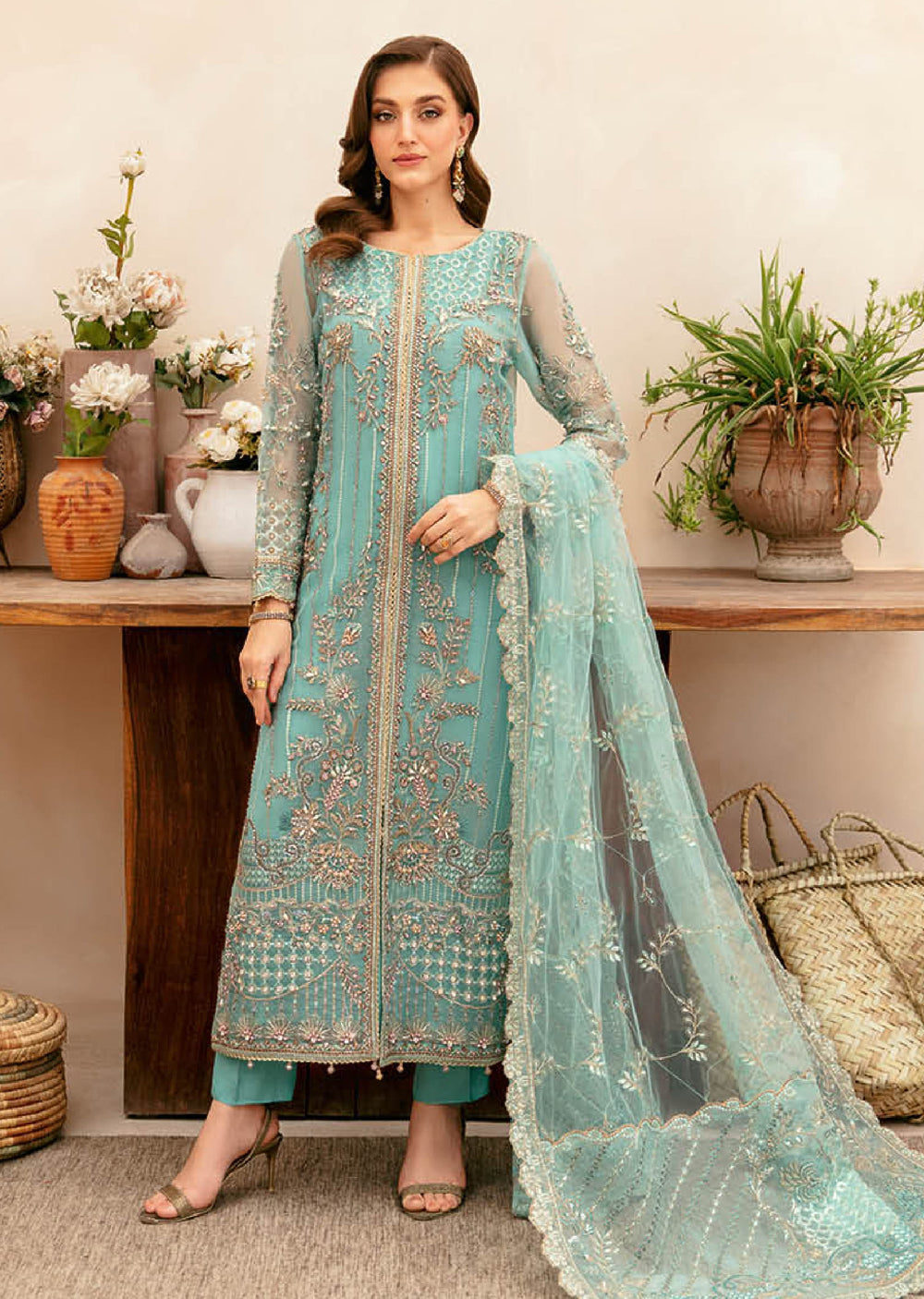 HA-405 - Unstitched - Ramsha Luxury Wedding Collection Vol 04 2024 – Memsaab