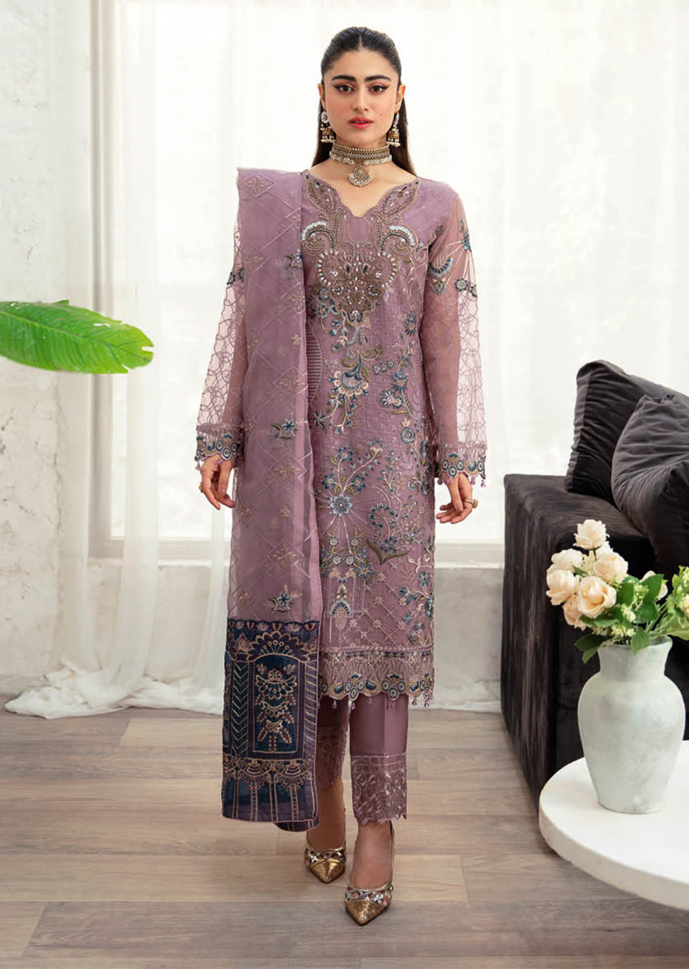 M-1005-R - Readymade - Ramsha Minhal Collection Vol 10 2024 – Memsaab