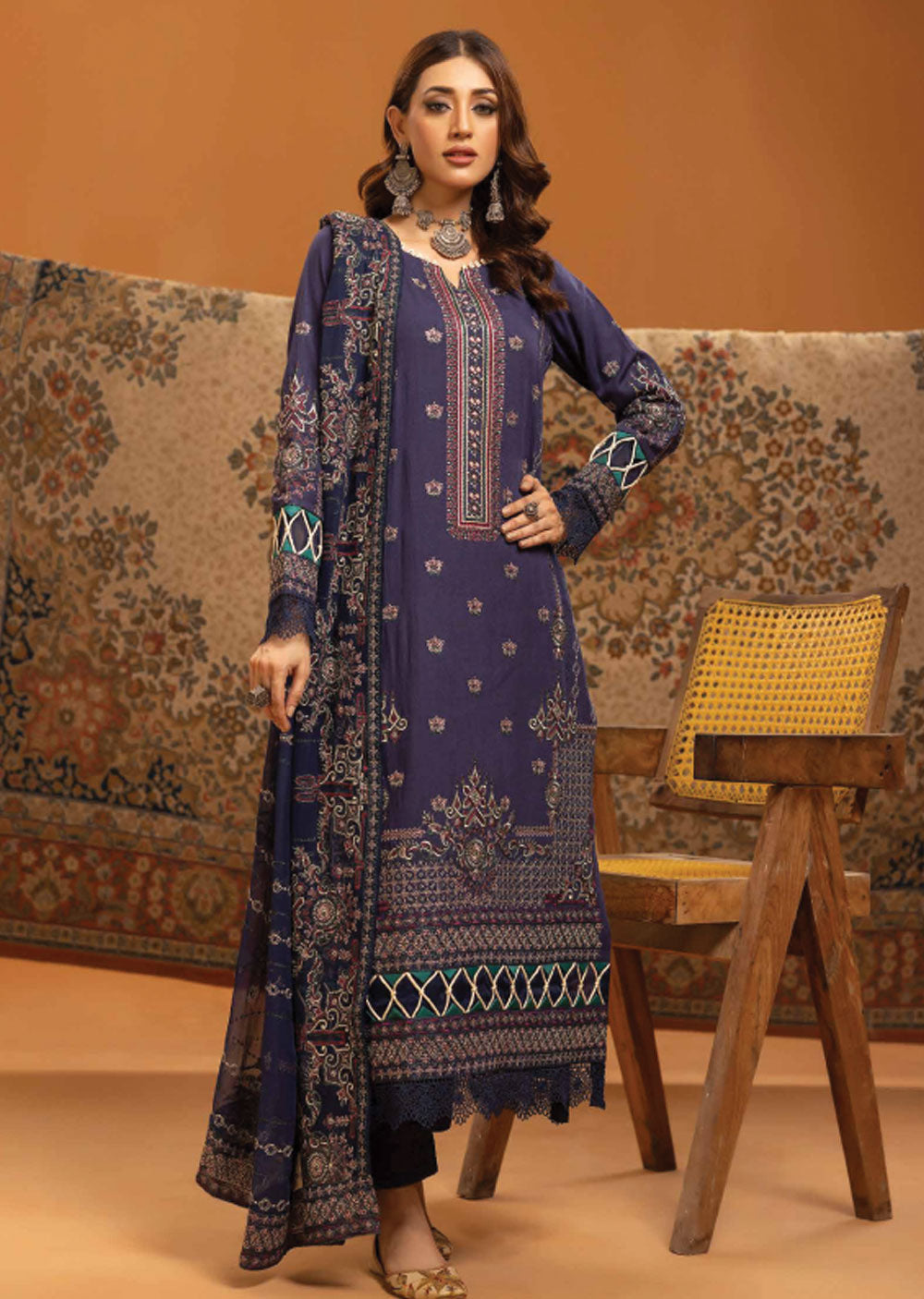 JH-148 - Unstitched - Grazia Collection by Johra 2024 – Memsaab