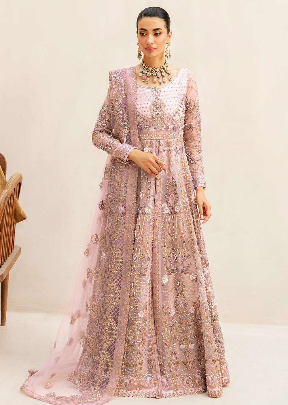 HB-401 - Unstitched - Ramsha Luxury Wedding Collection Vol 04 2024 – Memsaab