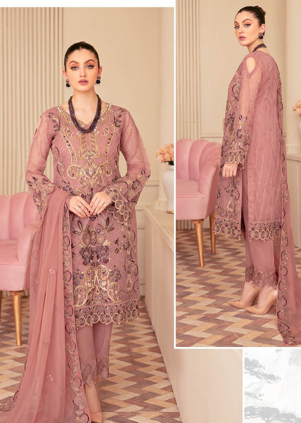 M-605-R - Readymade - Ramsha Minhal Vol 6 2024 – Memsaab