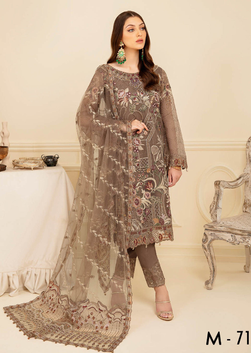 M-710-R - Readymade - Ramsha Minhal Vol 7 2024 – Memsaab