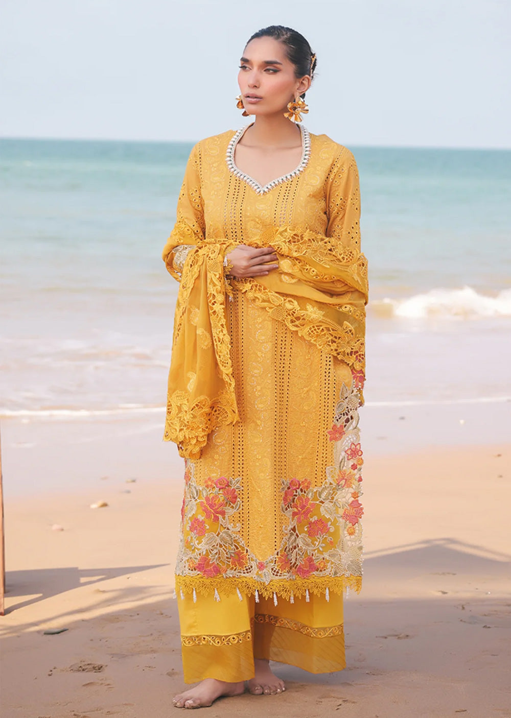 HNA-78 - Havia - Hania Luxury Lawn Collection 2025 – Memsaab