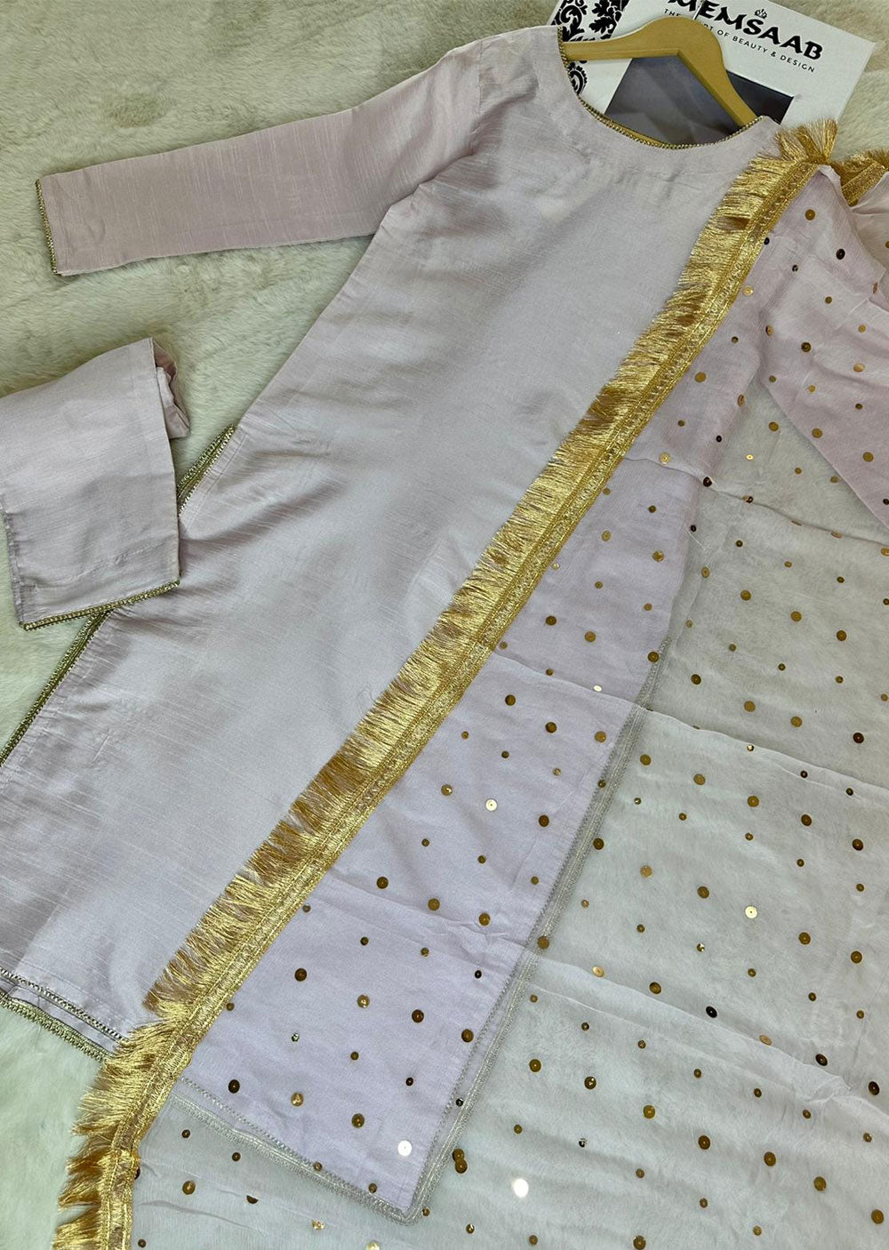 SRB105 - SADA BAKSH - Lilac Sehrish.B Designer – Memsaab