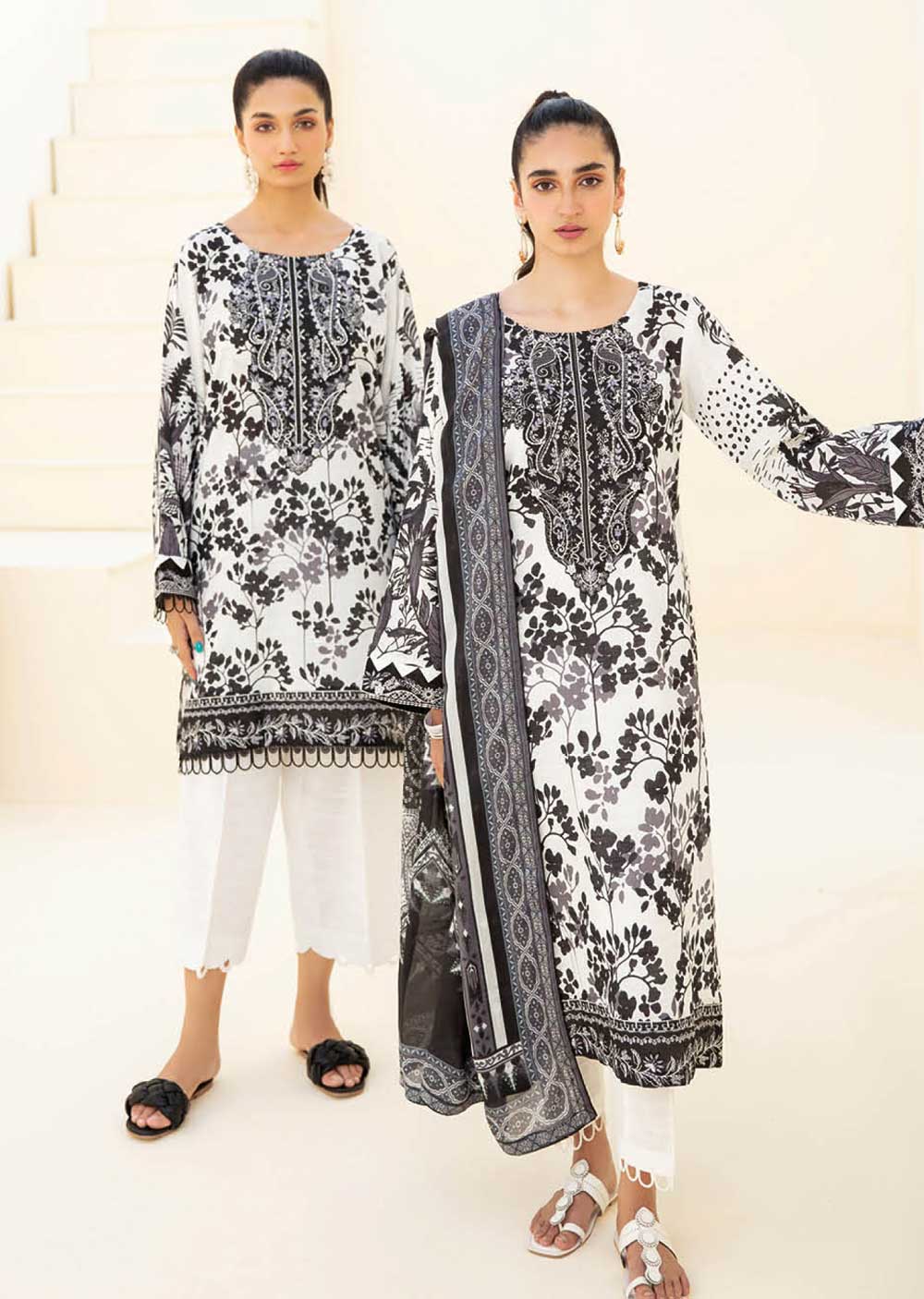 E-203 - Unstitched - Dastoor Khaddar Collection by Ramsha Vol 2 – Memsaab