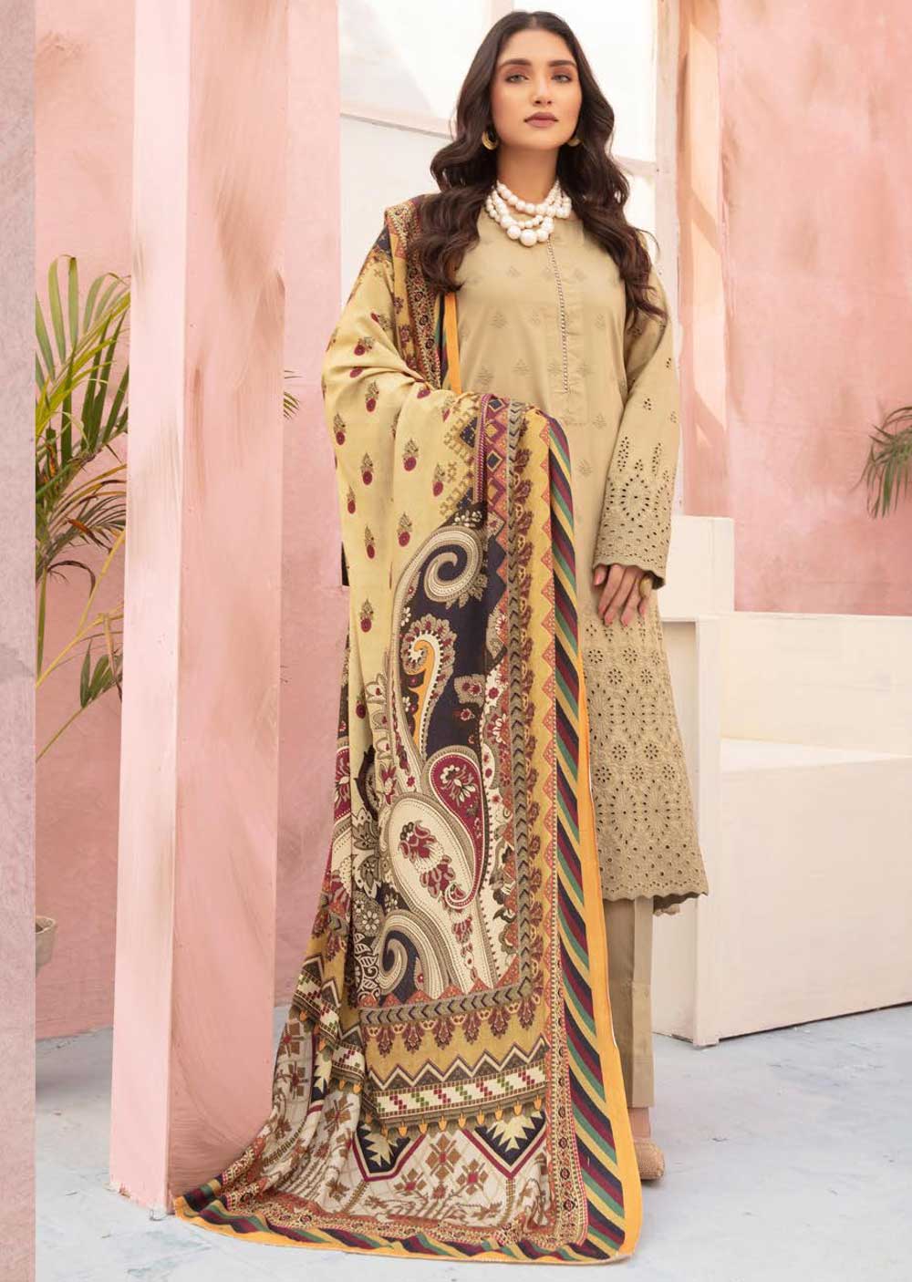 JR-913-R - Readymade - Zarqa Chickenkari Collection By Johra 2022 – Memsaab