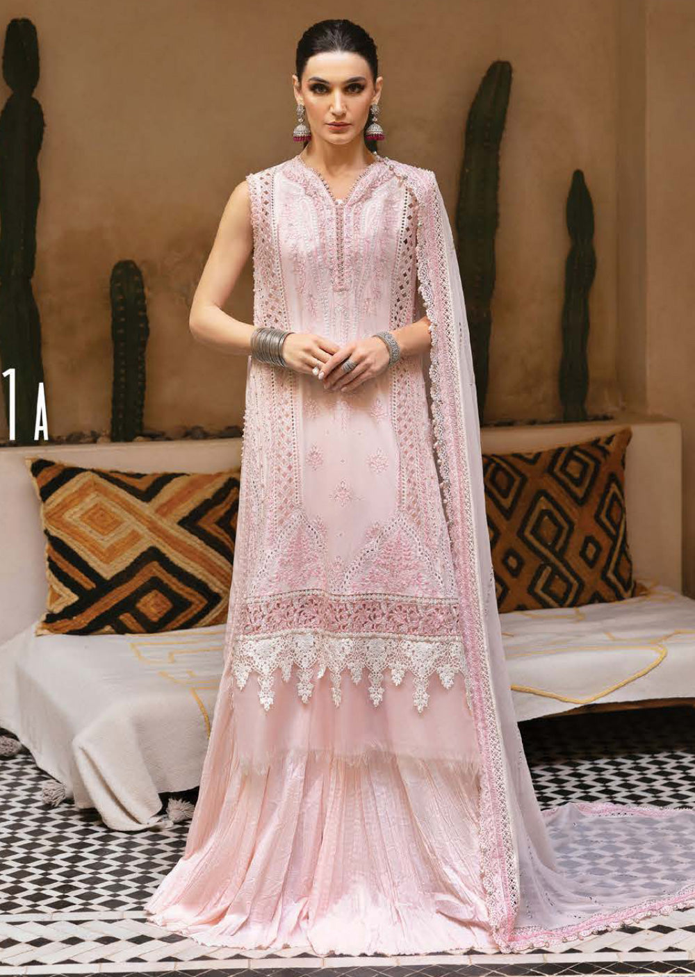 MLUX-11-A - Maria B Voyage Lux Lawn Collection Vol 25 2025 – Memsaab