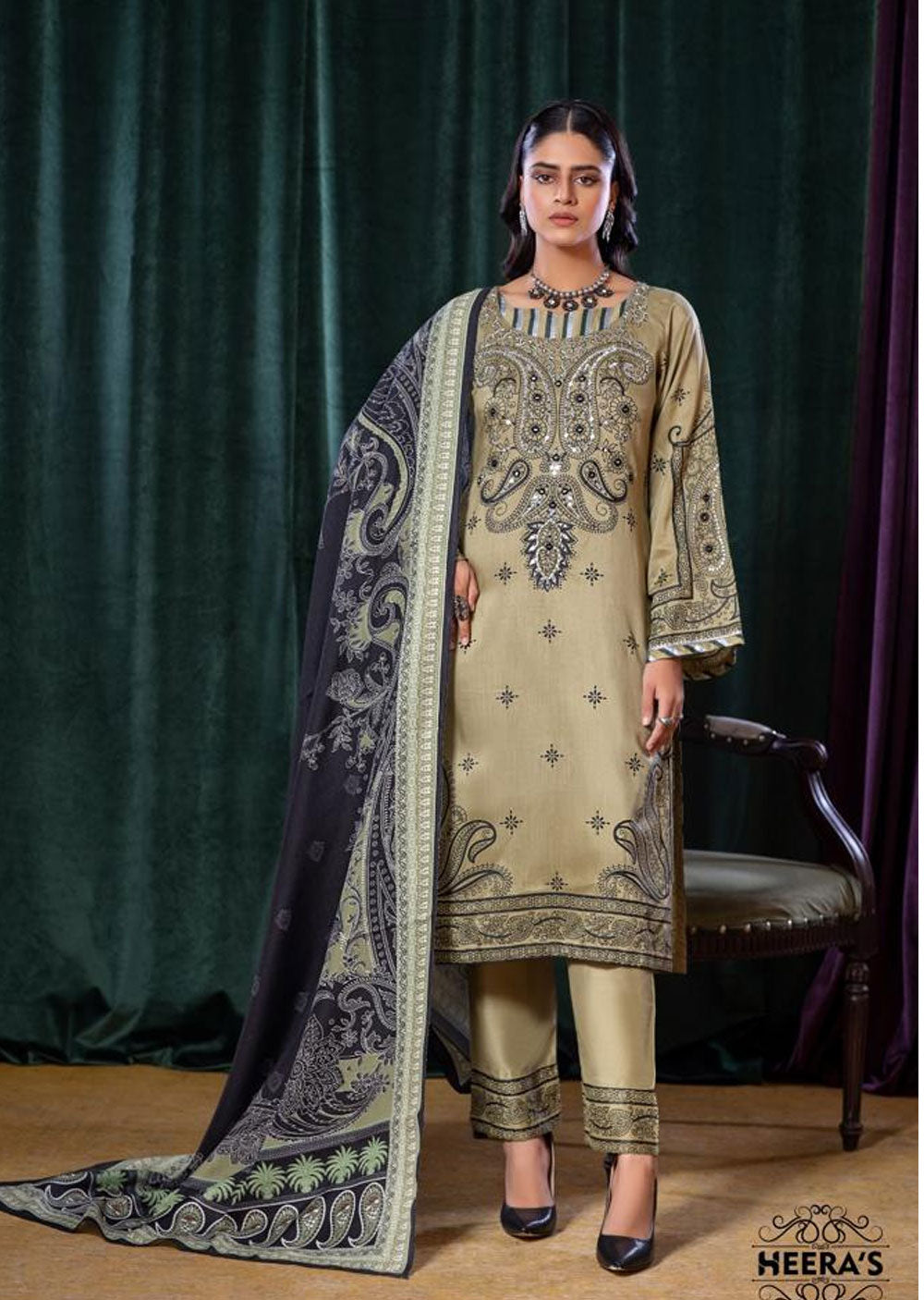 HSS-88 - Readymade Heeras Suit – Memsaab