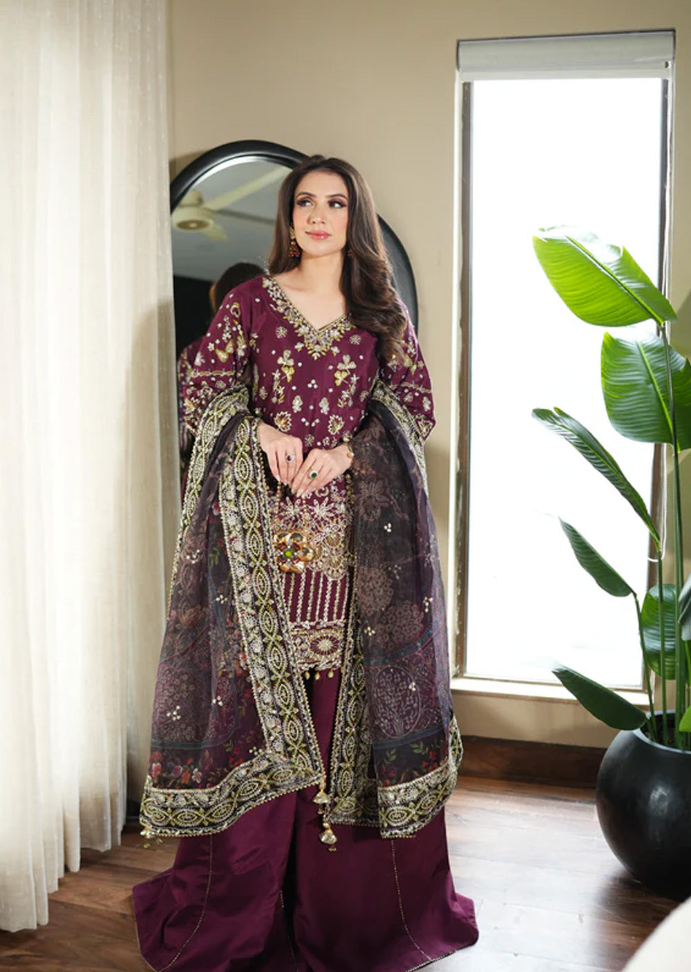 AYLN-13 Violet Bloom - Silk Edit Readymade Collection by AYLIN 2026 ...