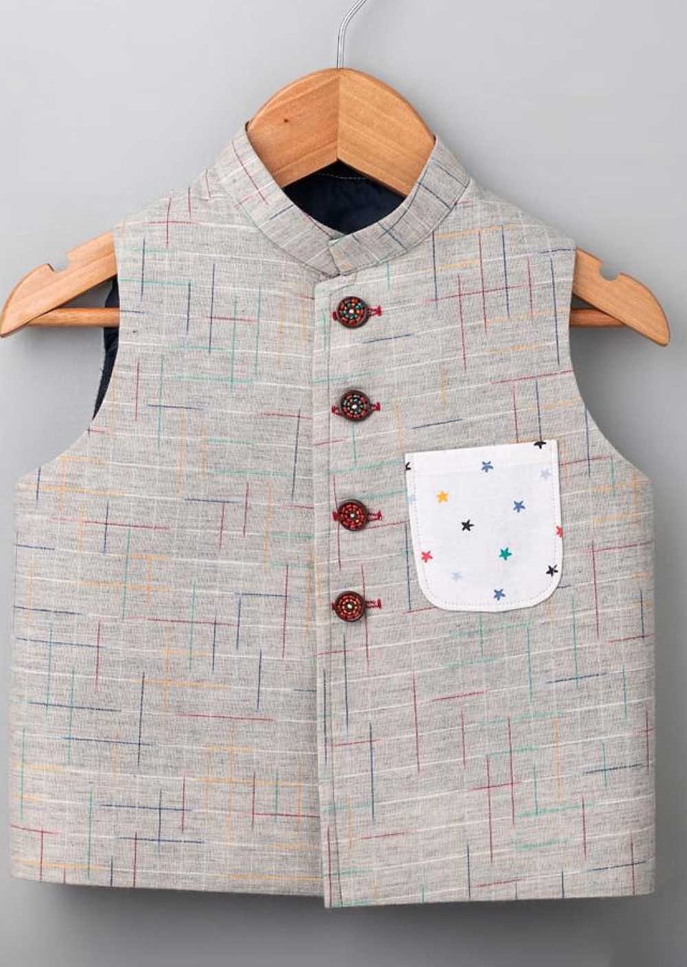 KDS-222 - Kids Waist Coat – Memsaab