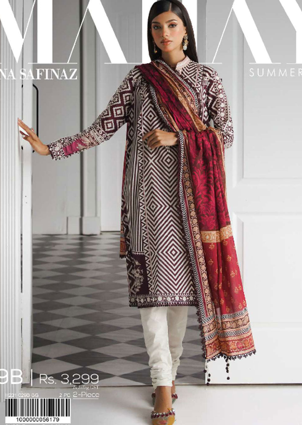 MZNR-29-B - Readymade 2 Piece - Mahay Summer Collection by Sana Safina ...