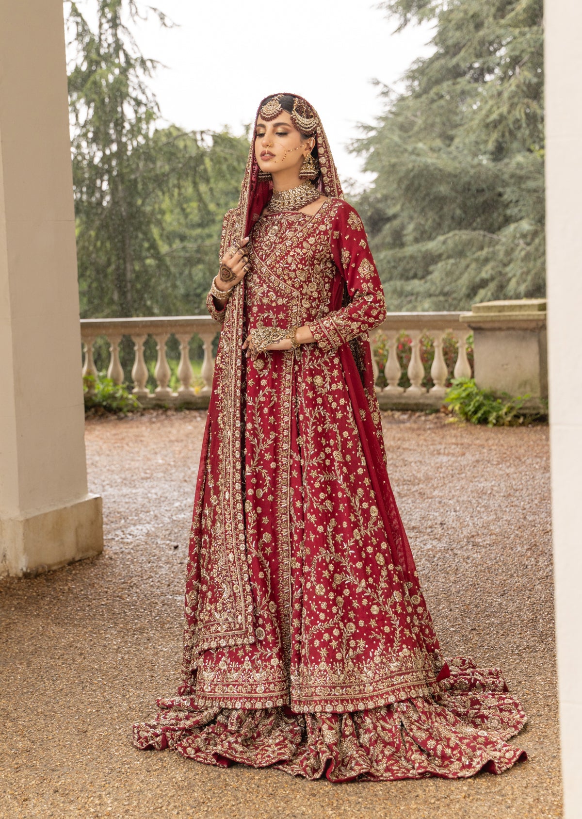SRB2502 - Khwaab Bridal Farshi Lengha – Memsaab