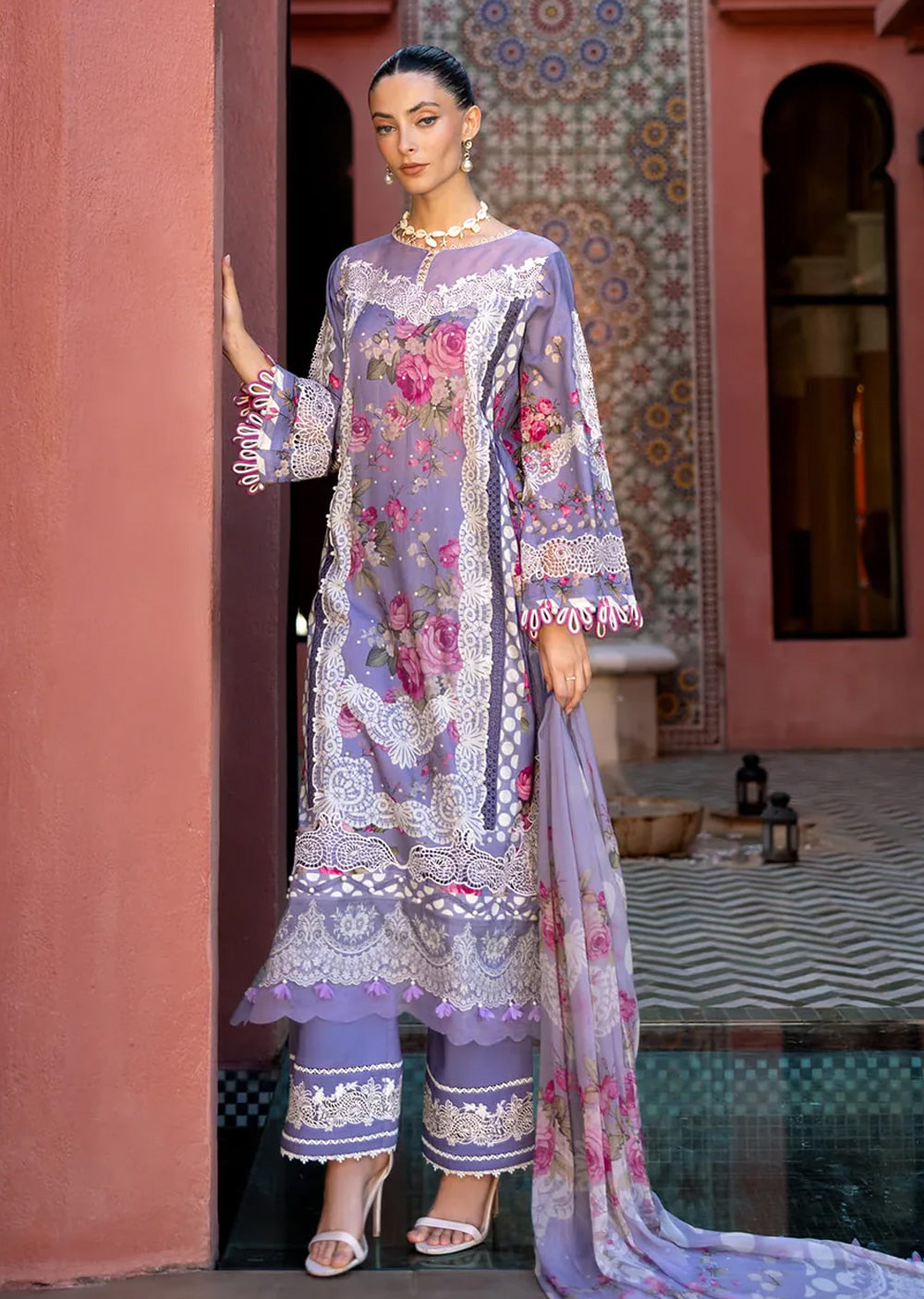 ELFH-02-A - Elaf Signature Embroidered Lawn Collection 2025 – Memsaab
