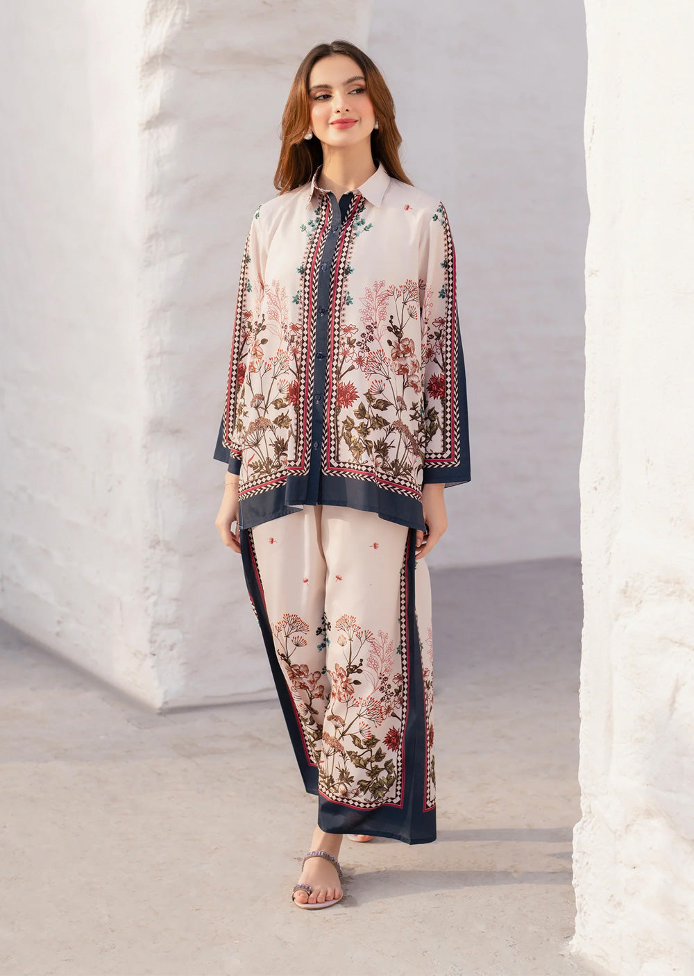 GUYR-15 - Black/Beige - Delilah - Readymade Suit by Garnet 2024 – Memsaab