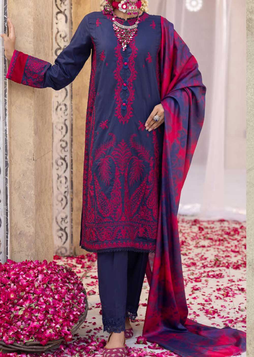 CLS-04 Readymade - Faizaan-e-Nazar Premium Linen – Memsaab