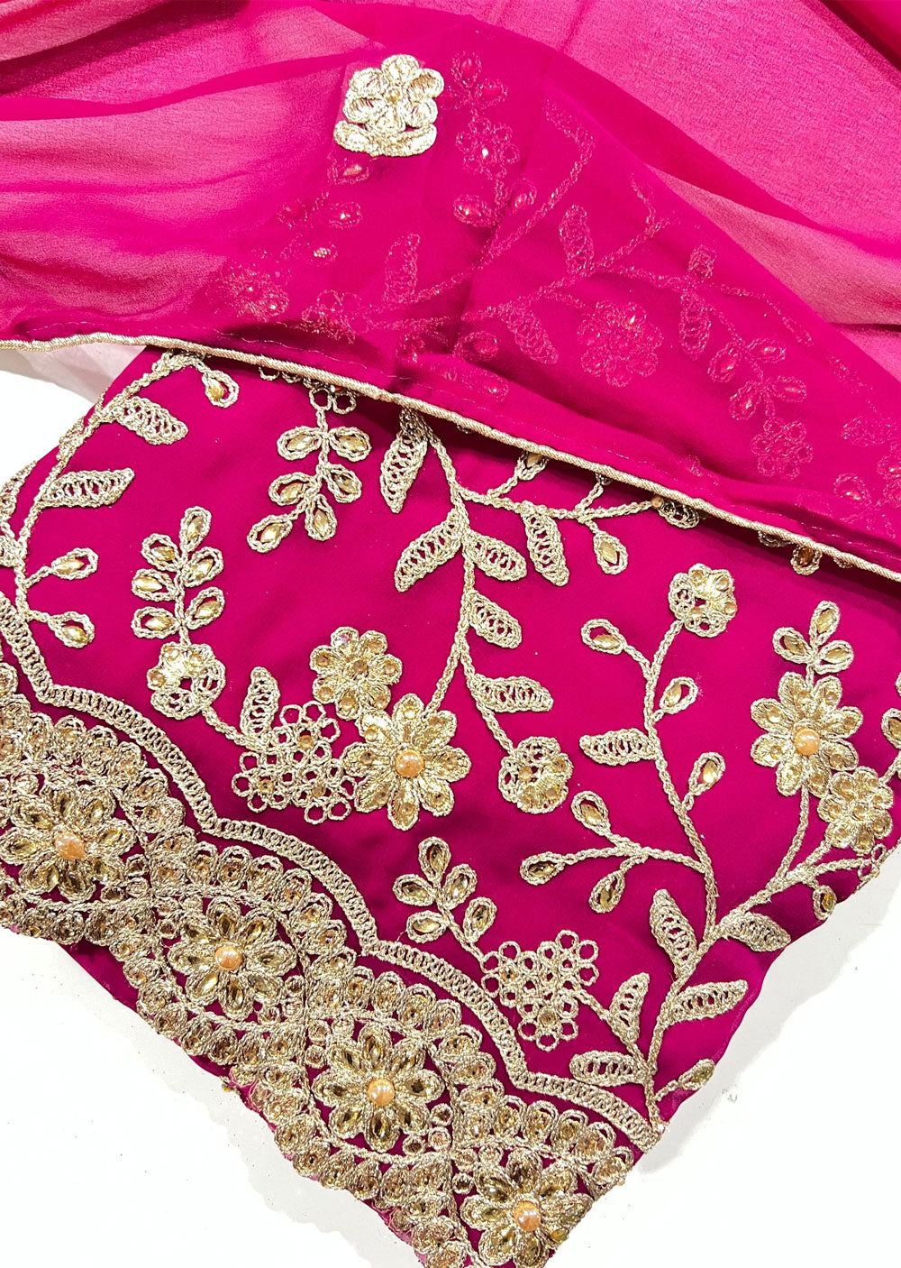 OP16755 Pink Unstitched Net Suit – Memsaab