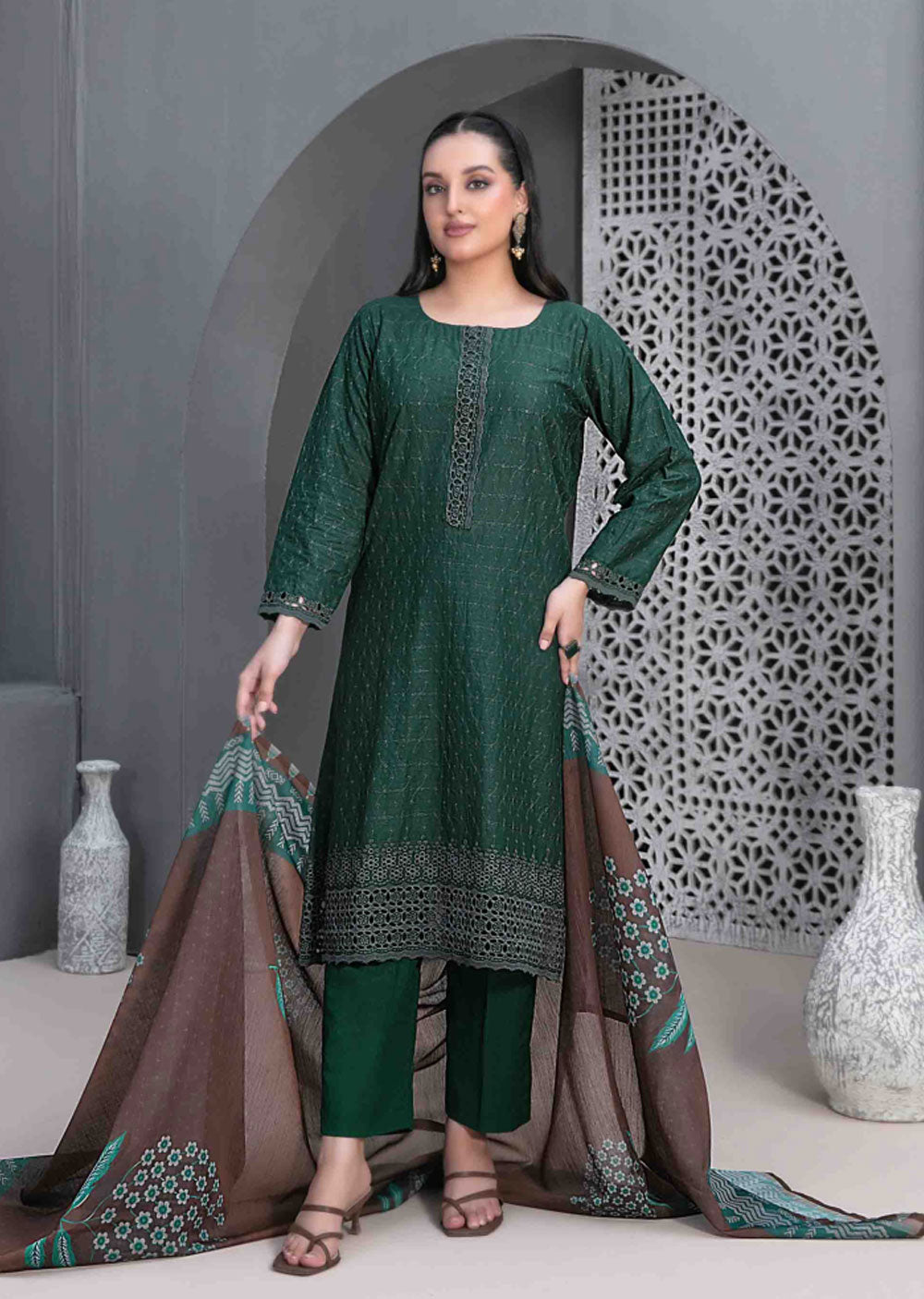 D-3205 - Readymade - Leeba By Tawakkal 2024 – Memsaab