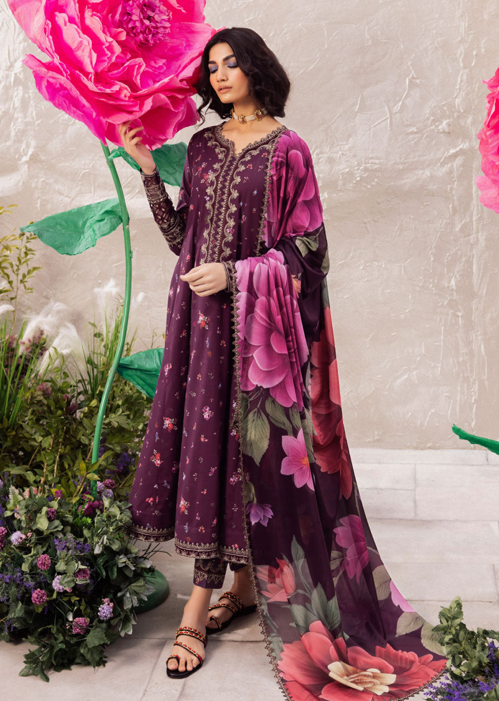 DL-06 - Unstitched - Dahlia Summer Collection by Iznik 2024 – Memsaab