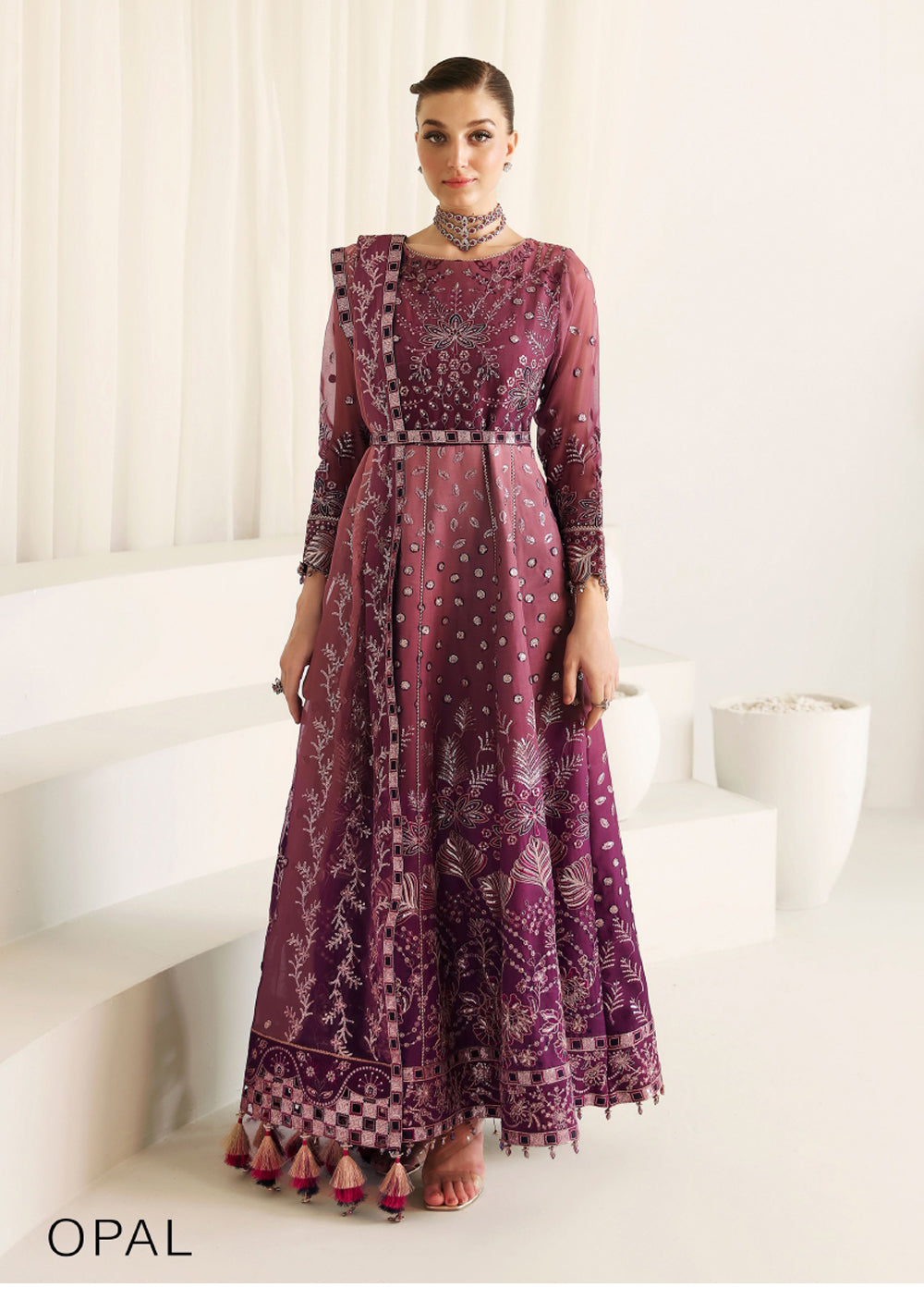 ALR-06-R - Opal - Readymade - LA RUHE Festive Collection 2024 – Memsaab