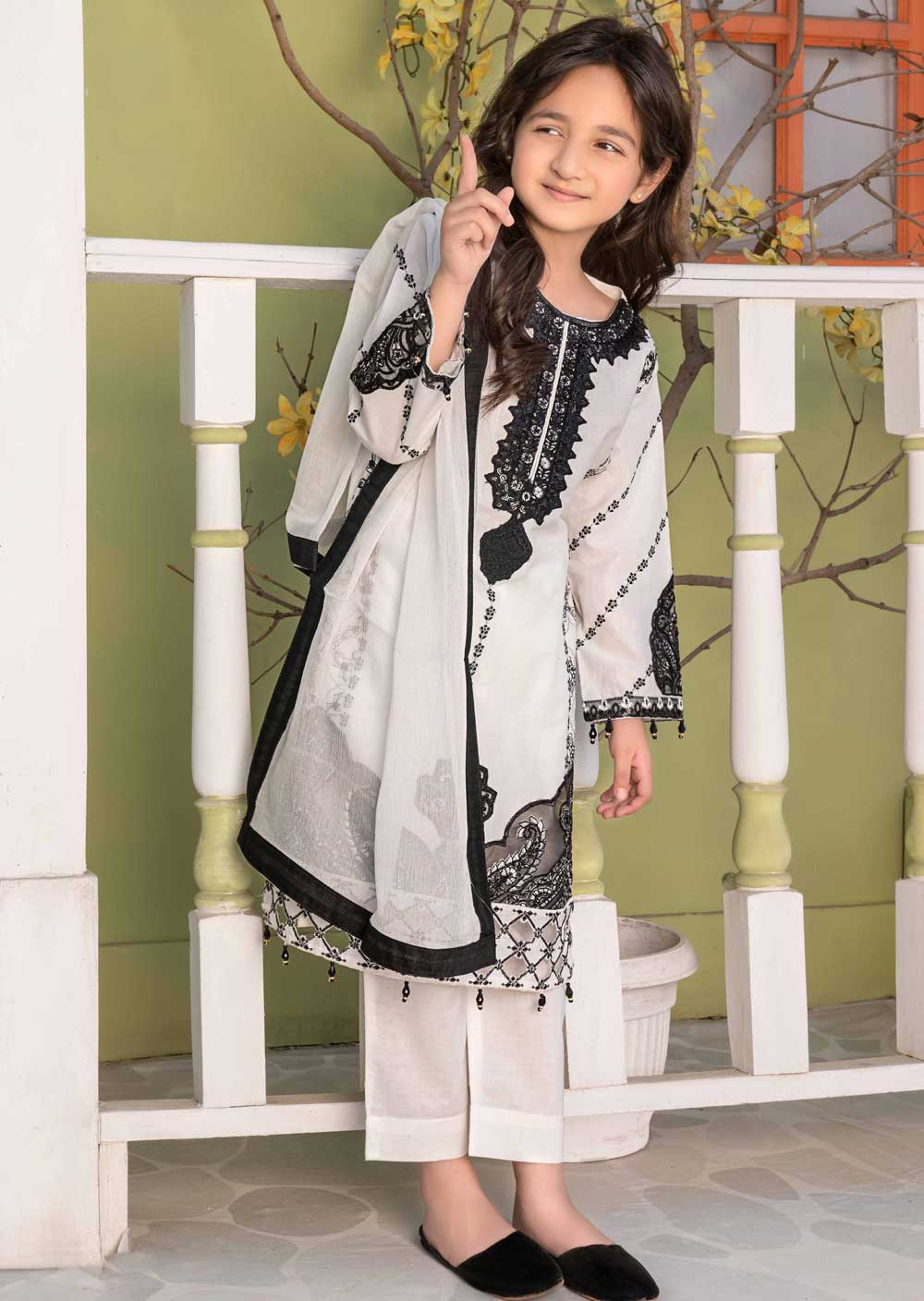 AL-754 - Readymade - Kids Luxury Pret Collection by Ally's 2023 – Memsaab