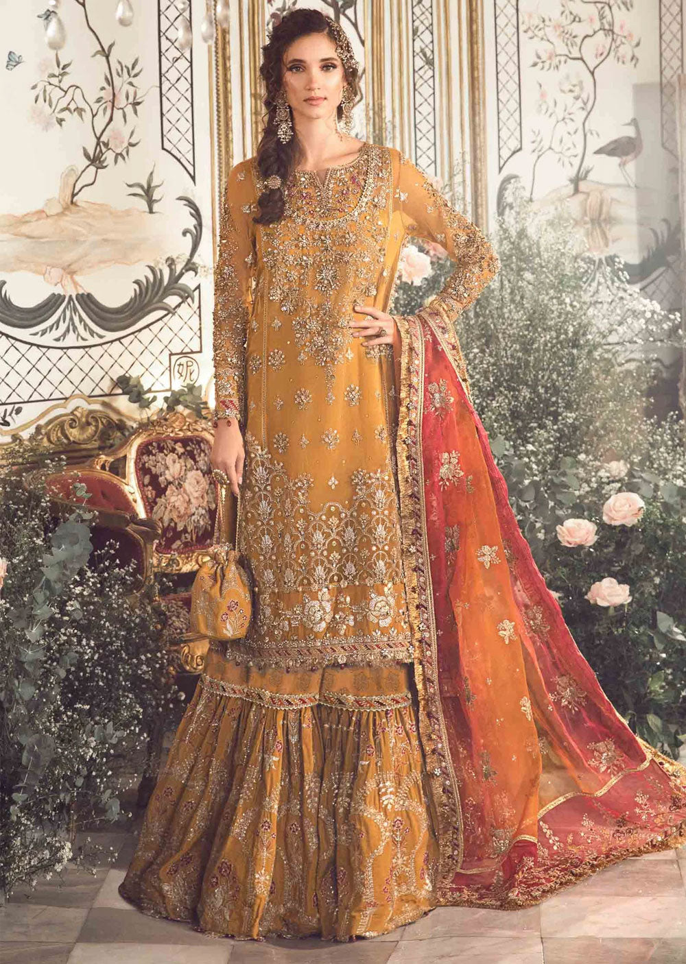 EMD-2707 - Unstitched - Maria B Embroidered Winter Collection 2023 ...