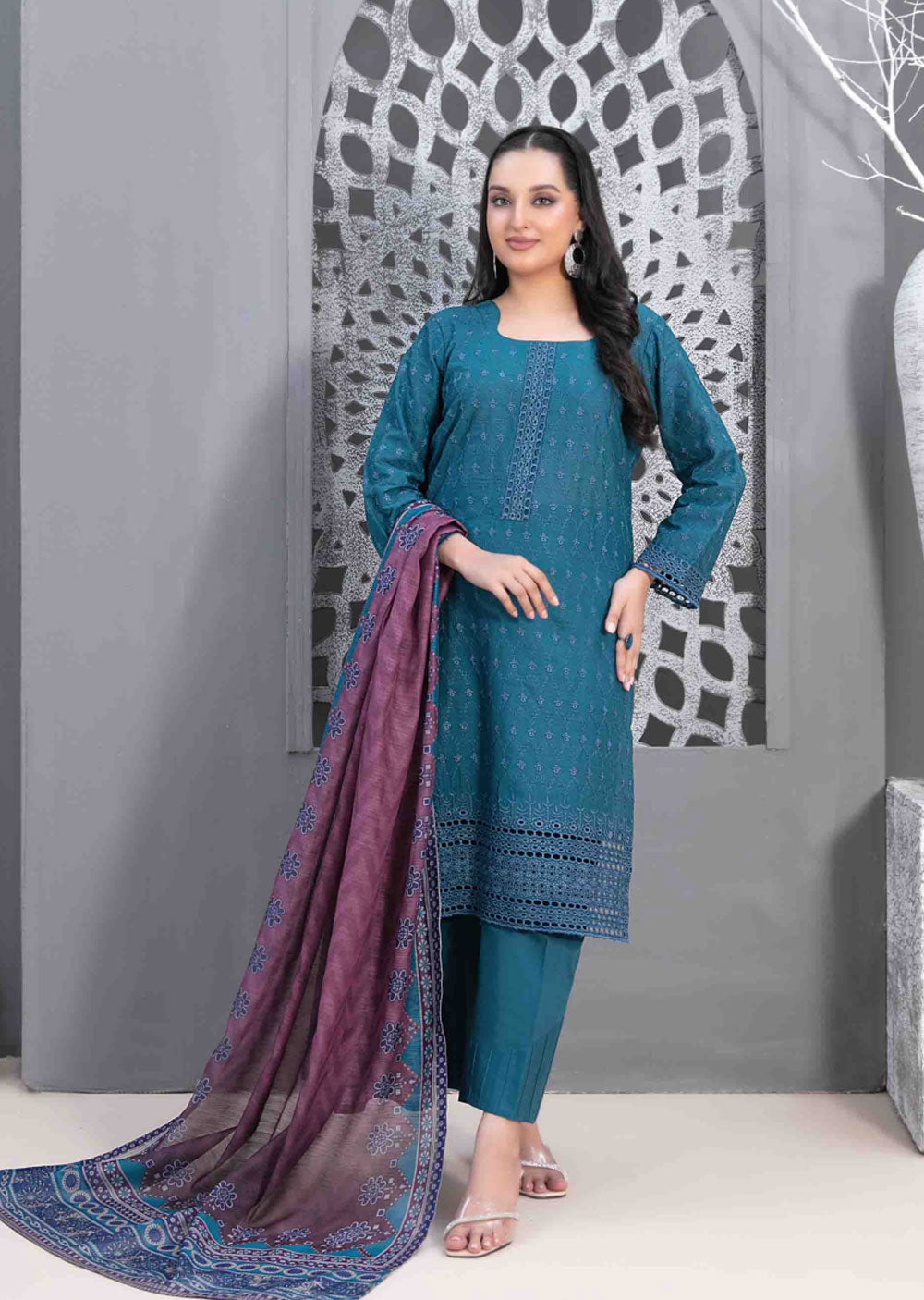 D-3207 - Readymade - Leeba By Tawakkal 2024 – Memsaab