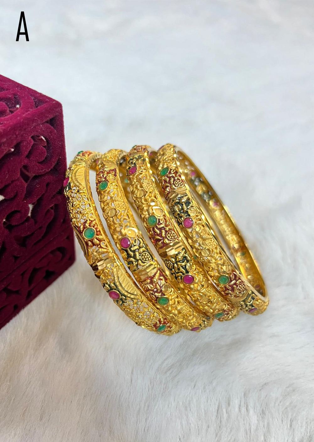 JBM-67 - Multi Colour Bangles Set – Memsaab