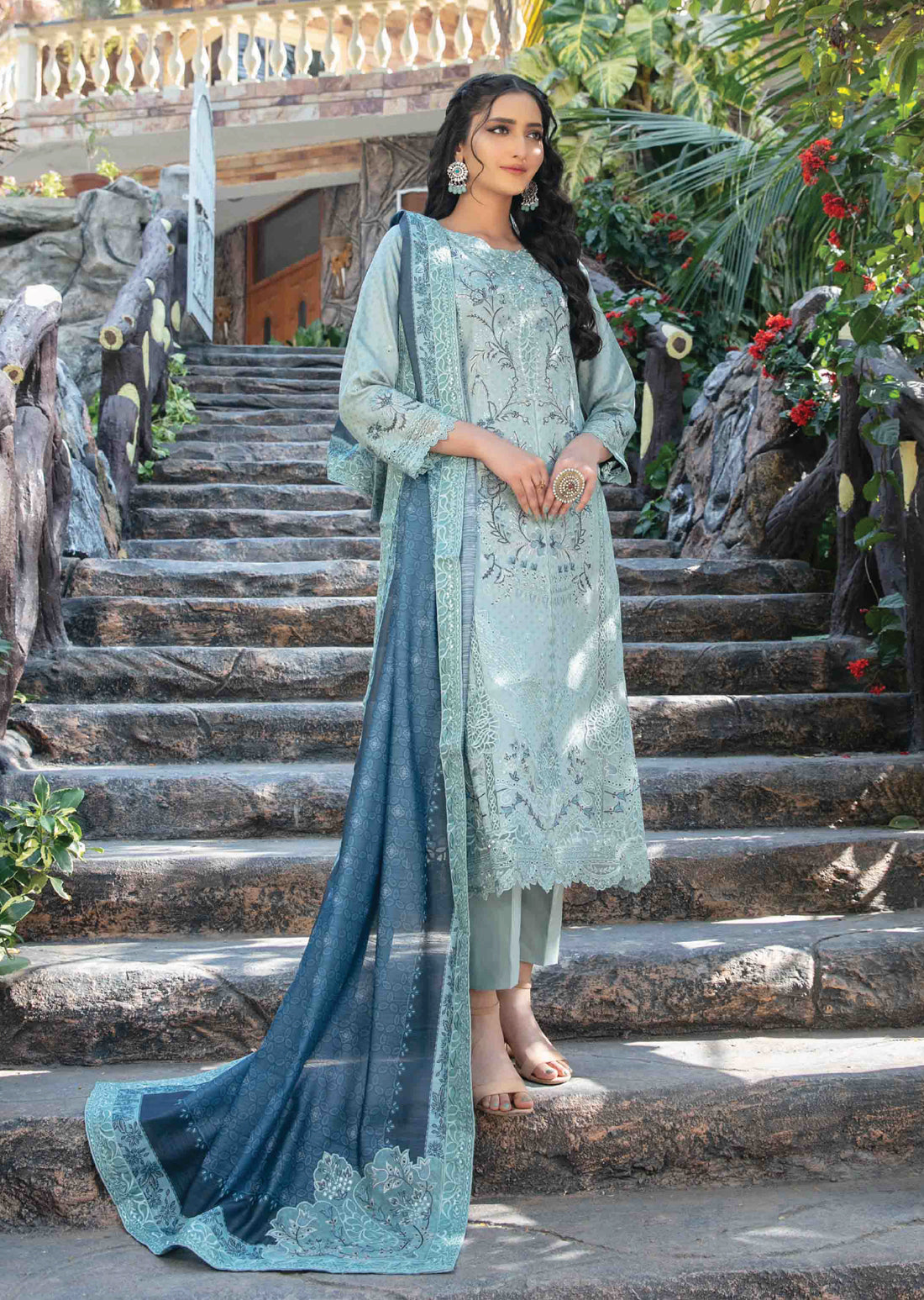 TWD-5483 Readymade Nasra Tawakkal Suit 2025 – Memsaab