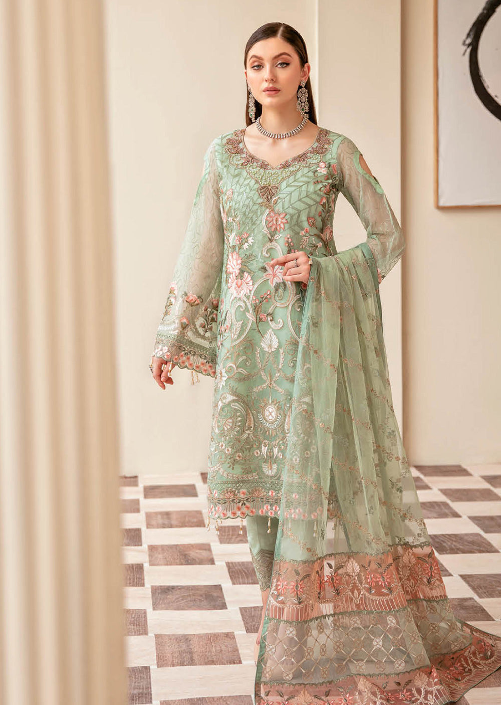 M-604-R - Readymade - Ramsha Minhal Vol 6 2024 – Memsaab