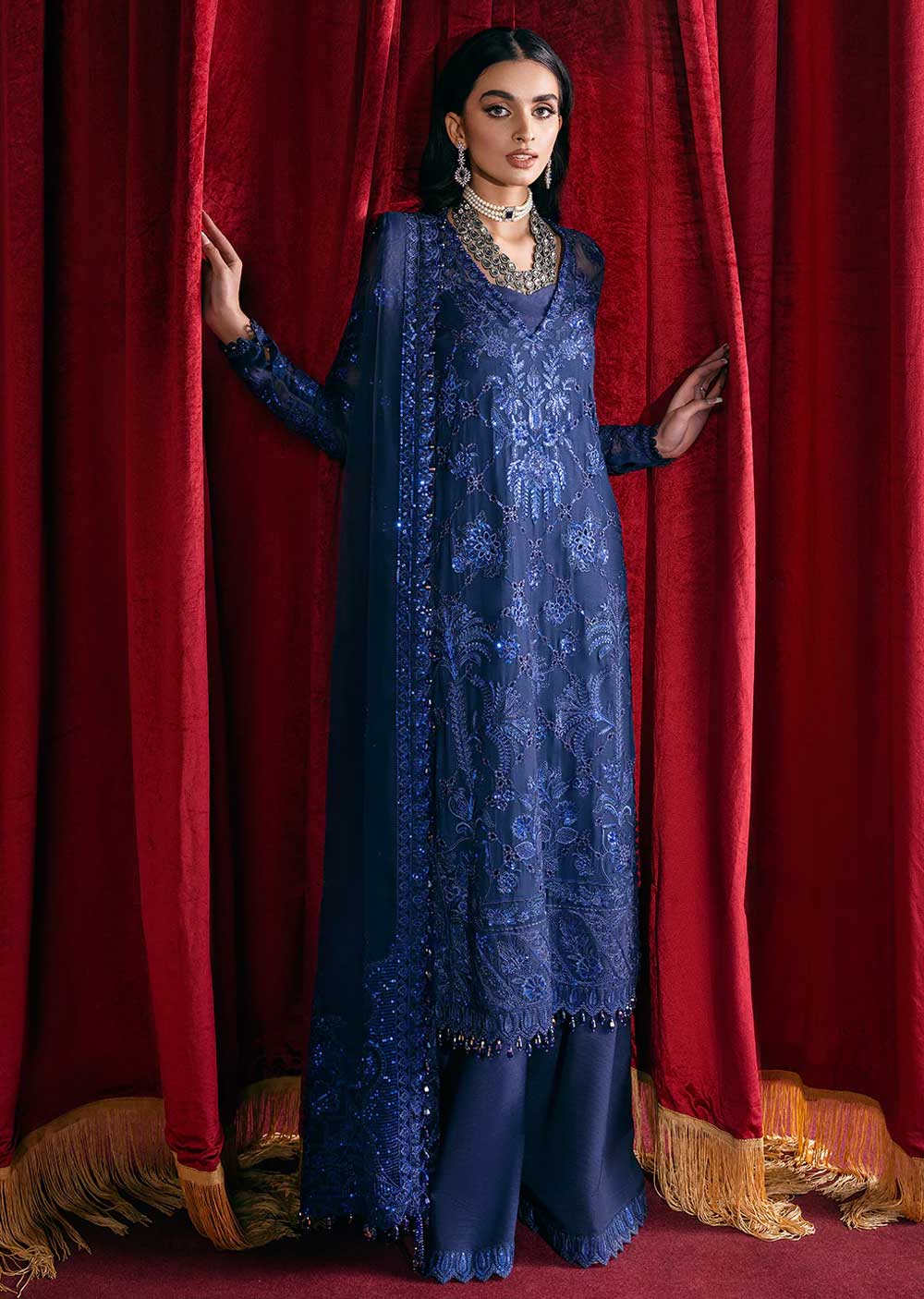 STR-04 - Sapphire Elegance - Unstitched - Starlet Collection by Afroze ...