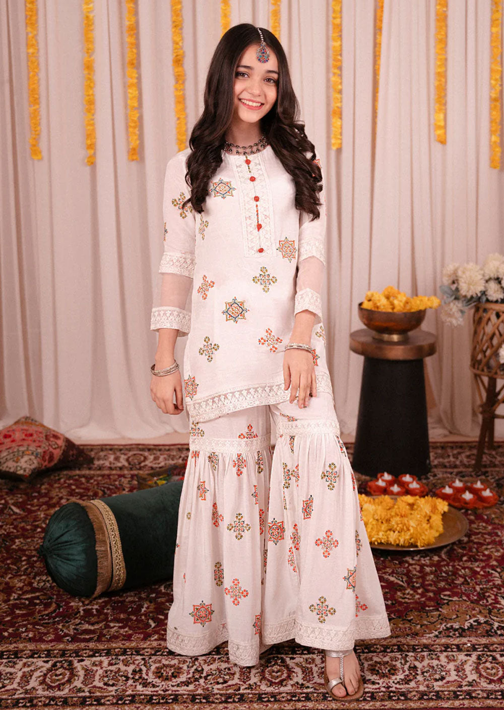 Layla - Readymade Kids Suit by Garnet 2022 – Memsaab