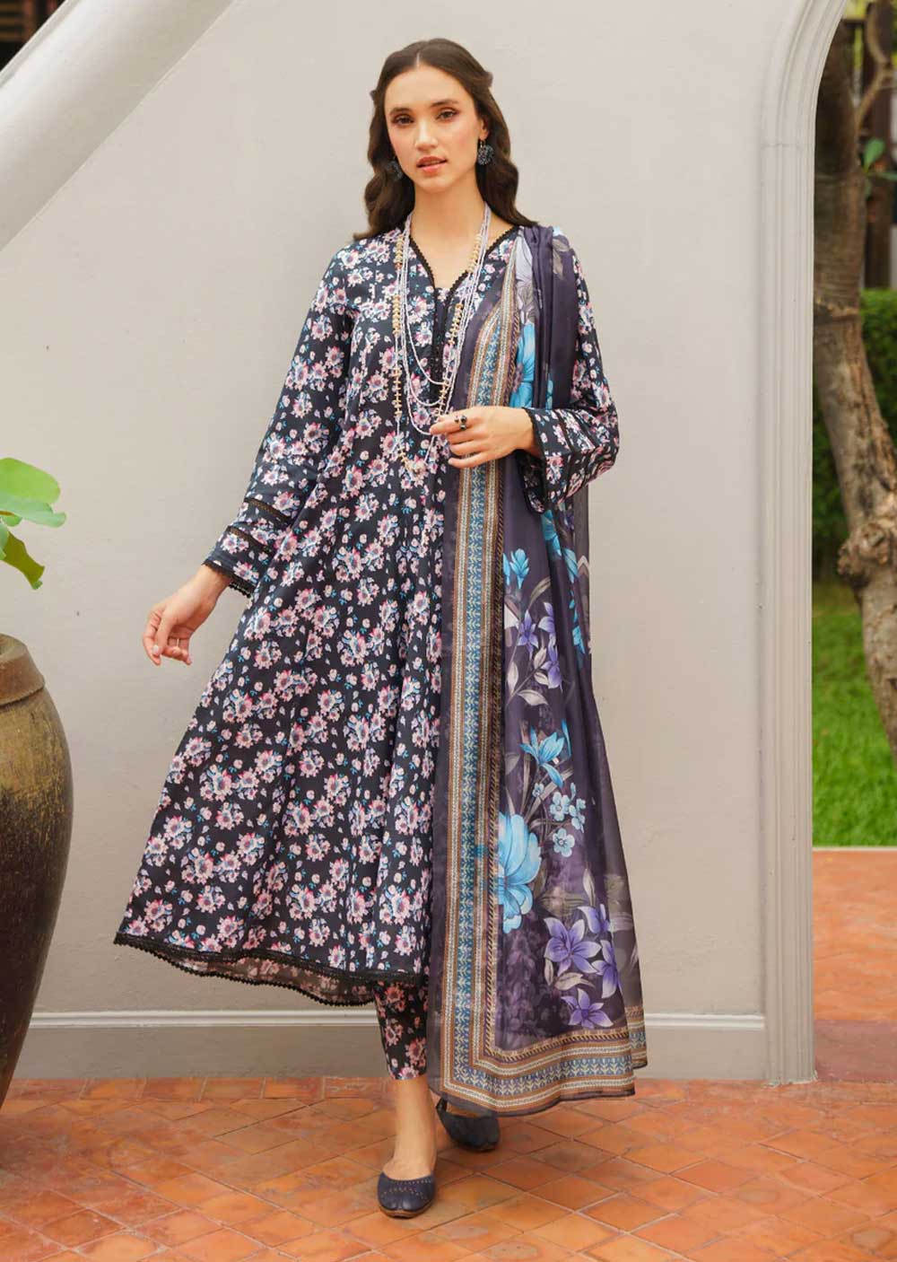 Neeshal - Readymade 3 Piece Cotton Suit – Memsaab