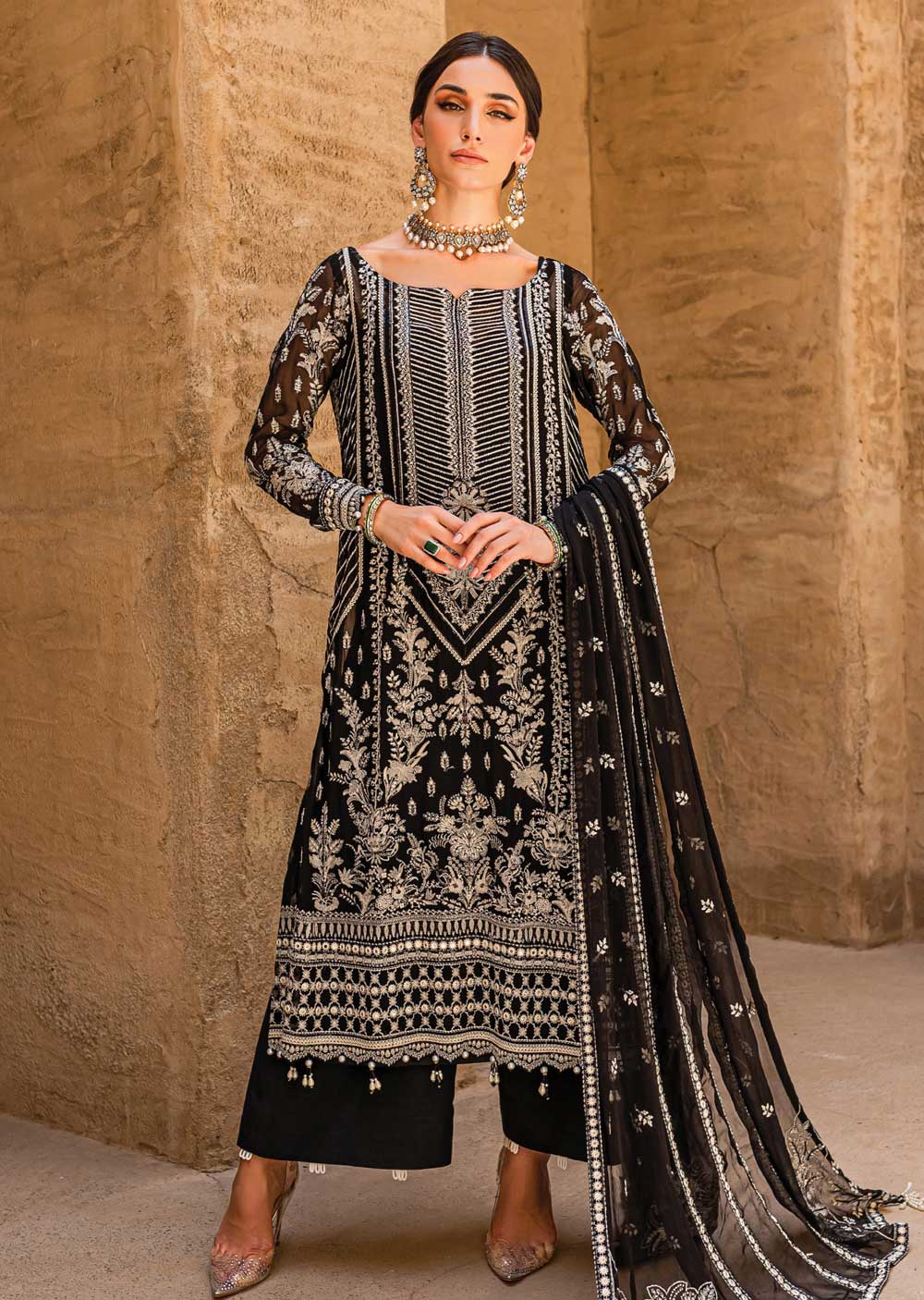GLM-07 - Sohpia - Unstitched - Gulaal Embroidered Chiffon Collection 2 ...