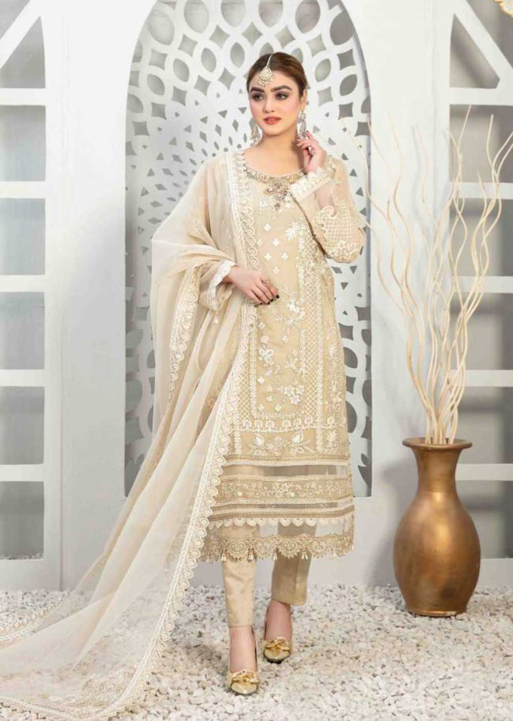 D-8215 - Unstitched - Raahi Collection by Tawakkal 2023 – Memsaab